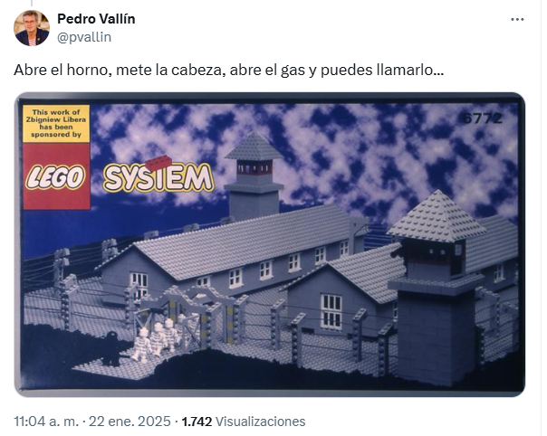 El periodista Pedro Vallin se burla del Holocausto - Observatorio de ...